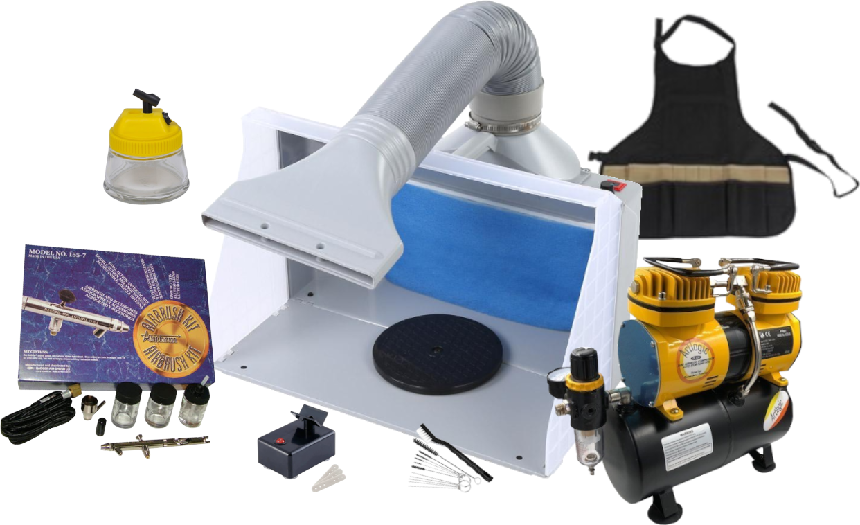 Ultimate Professional Airbrush Kit - Badger 155-7 Anthem | Airbrush ...
